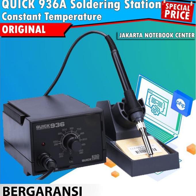 Jual TERMURAH!!! SOLDER STATION QUICK 936A SOLDER TEMPERATUR QUICK 936 Constant Analog | Shopee ...