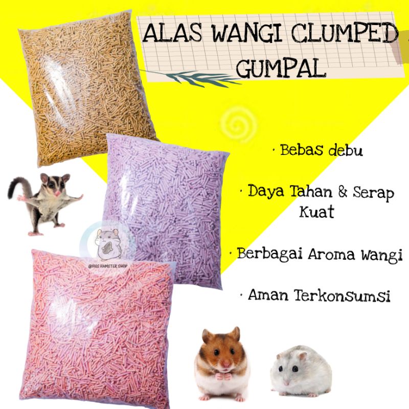 Jual Alas | Bedding Clump 800gr wangi Gumpal Hamster | Shopee Indonesia