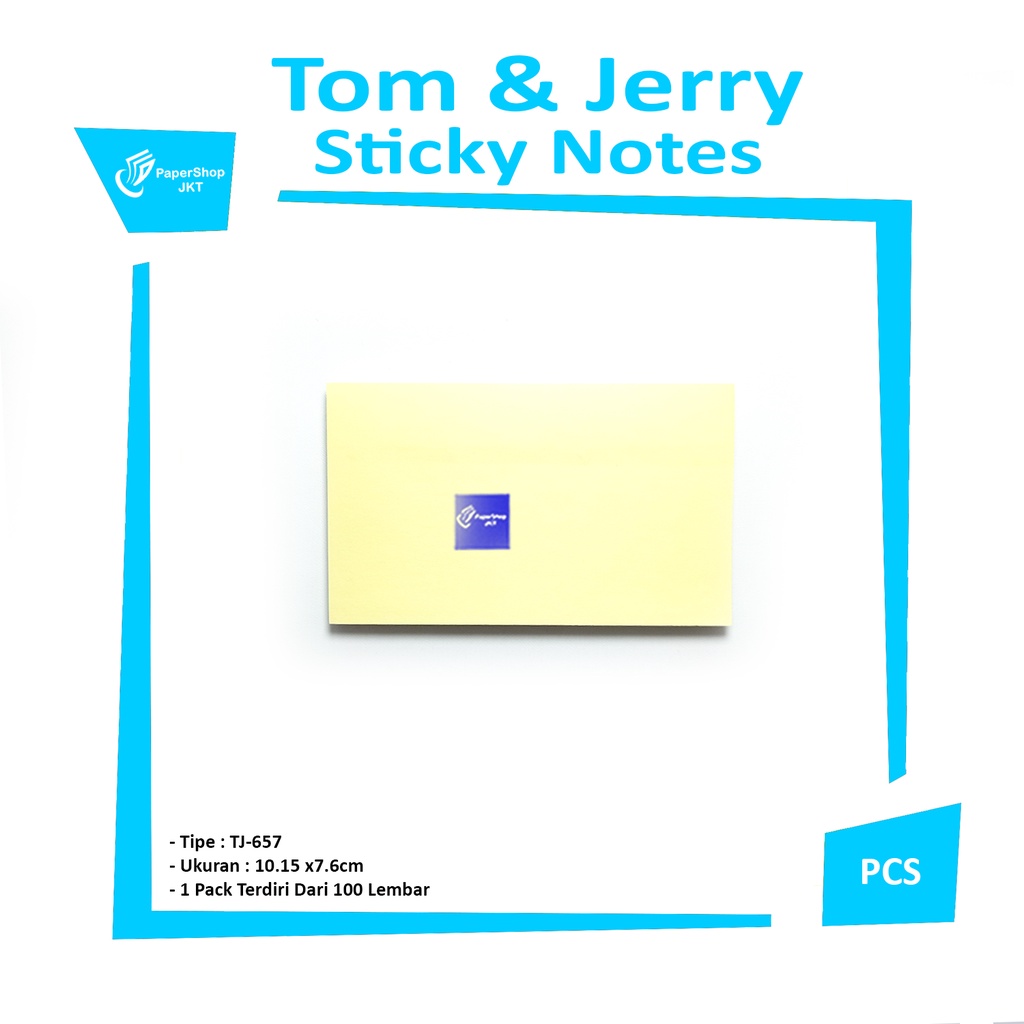 Jual TOM & JERRY - Sticky Notes Kuning Tj-657 10.15 x7.6cm - Pad ...