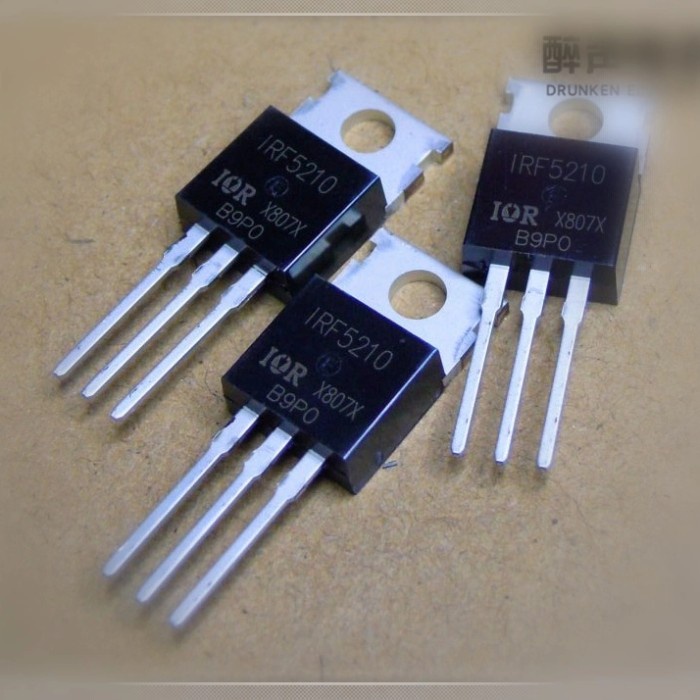Jual IRF5210 IRF 5210 Mosfet P-Channel To-220 40A 100V Transistor ...
