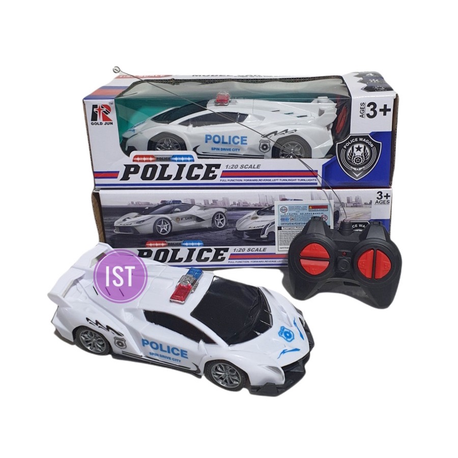 Jual Mainan Anak RC Police Car Mobil Polisi 1:20 | Shopee Indonesia