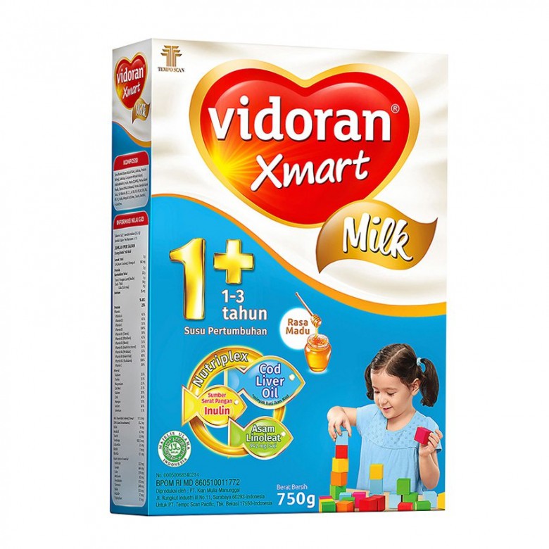 Jual VIDORAN XMART 1+ MADU 750GR | Shopee Indonesia