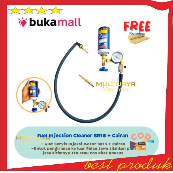 Jual Alat Servis Injeksi Motor Fuel Injection Cleaner SR15 Plus Cairan ...