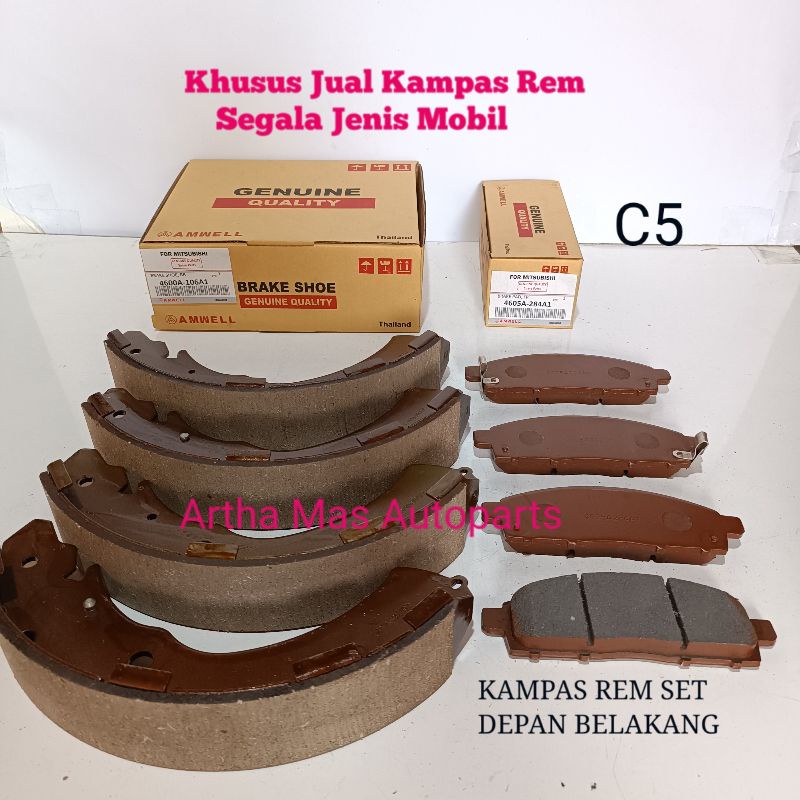 Jual KAMPAS REM SET TRITON HDX 2 GOT KOMPLIT DEPAN BELAKANG TRITON HDX ...