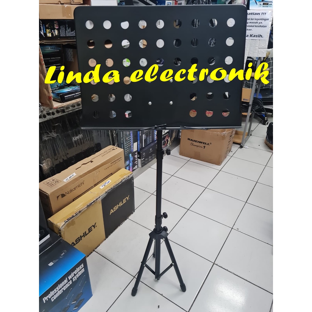 Jual stand book stand buku lirik buat lagu bisa diatur pendek tinggi ...
