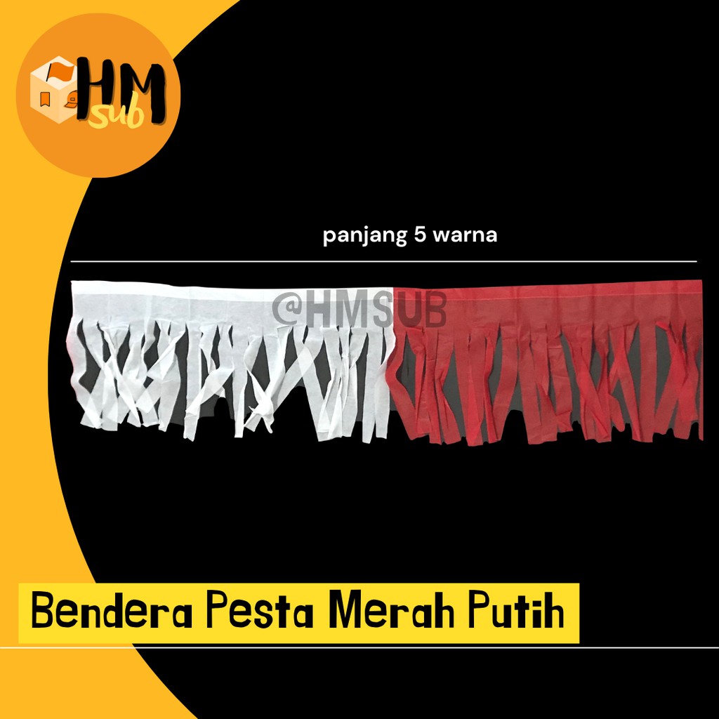 Jual Bendera Pesta Merah Putih / Bendera Rumbai / Bendera Acara ...