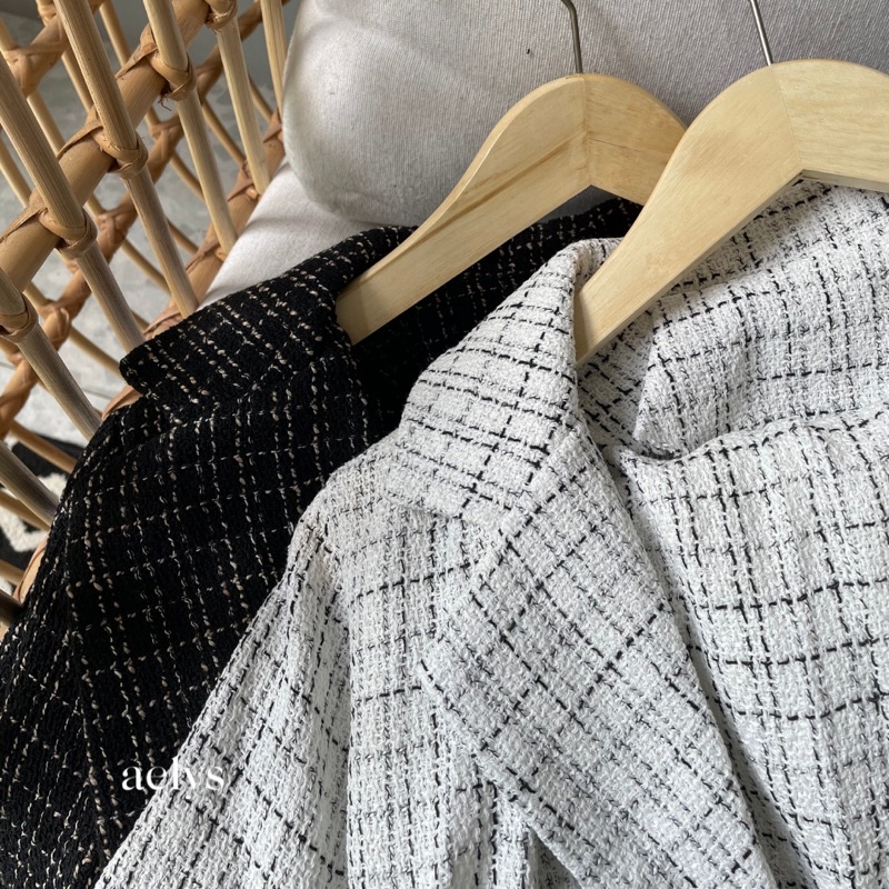 Jual Areum Tweed Set (Korean Set / Baju Tweed / Korean Tweed) | Shopee ...