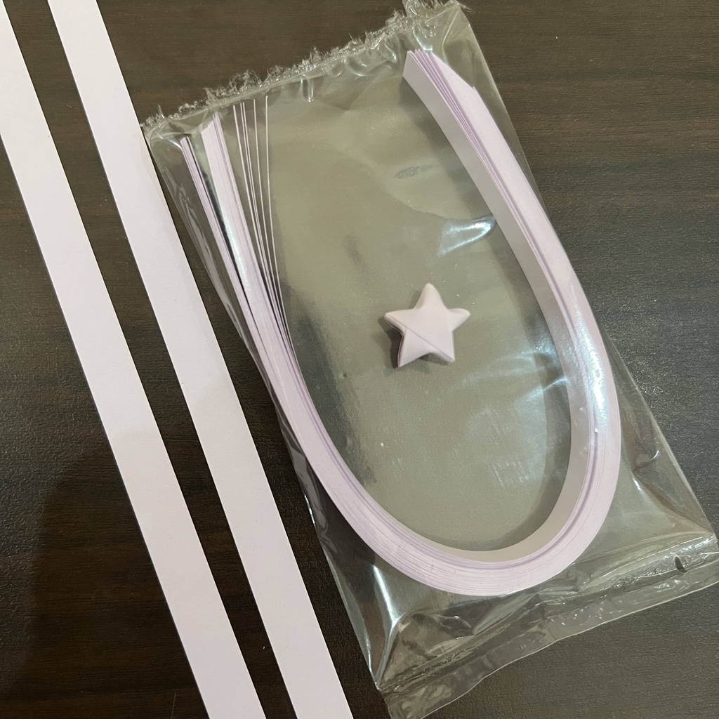 Jual Kertas Bintang Origami Star Paper Lipat Motif Warna Warni Pastel ...