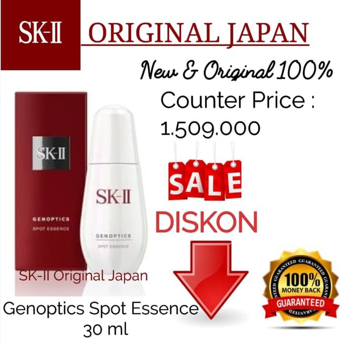 Jual SKII/SK2/SK-II/SK GENOPTICS SPOT ESSENCE 30ML/GENOPTIC SPOT 30 ML | Shopee Indonesia