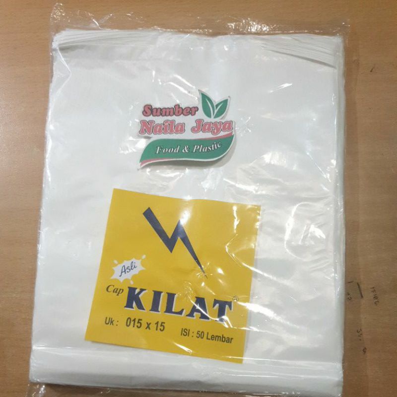 Jual Plastik Kresek PUTIH Kecil Kilat 0,15 x 15 isi 50 lbr | Shopee ...