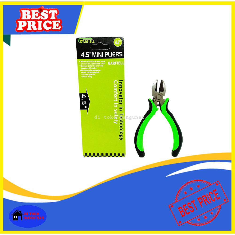 Jual Tang Potong Mini Garfiell 4.5" Inch | Shopee Indonesia