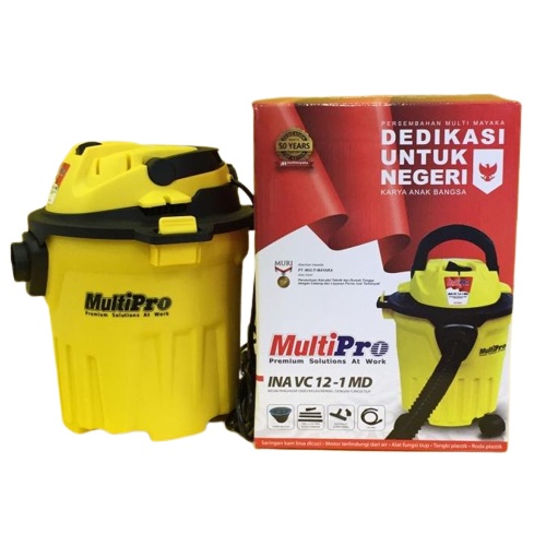 Jual Multipro Vacuum Cleaner VC 12-1 MD Wet & Dry / Vacum Penyedot Debu Basah Kering | Shopee ...