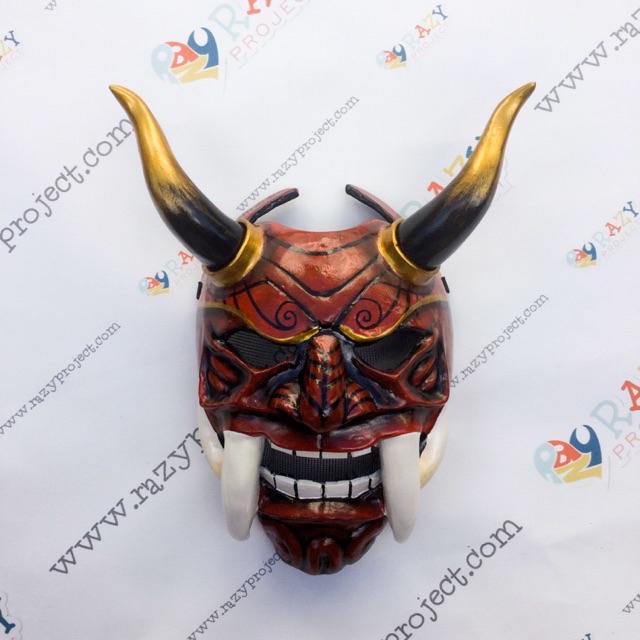 Jual Samurai Oni Hannya Kabuki Japan Demon Setan Halloween Mask Topeng ...