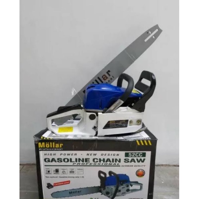 Jual Gergaji Mesin 22" Chainsaw Mollar MLR GSW 5222 Alat Potong Pohon Senso 22 Inch | Shopee ...