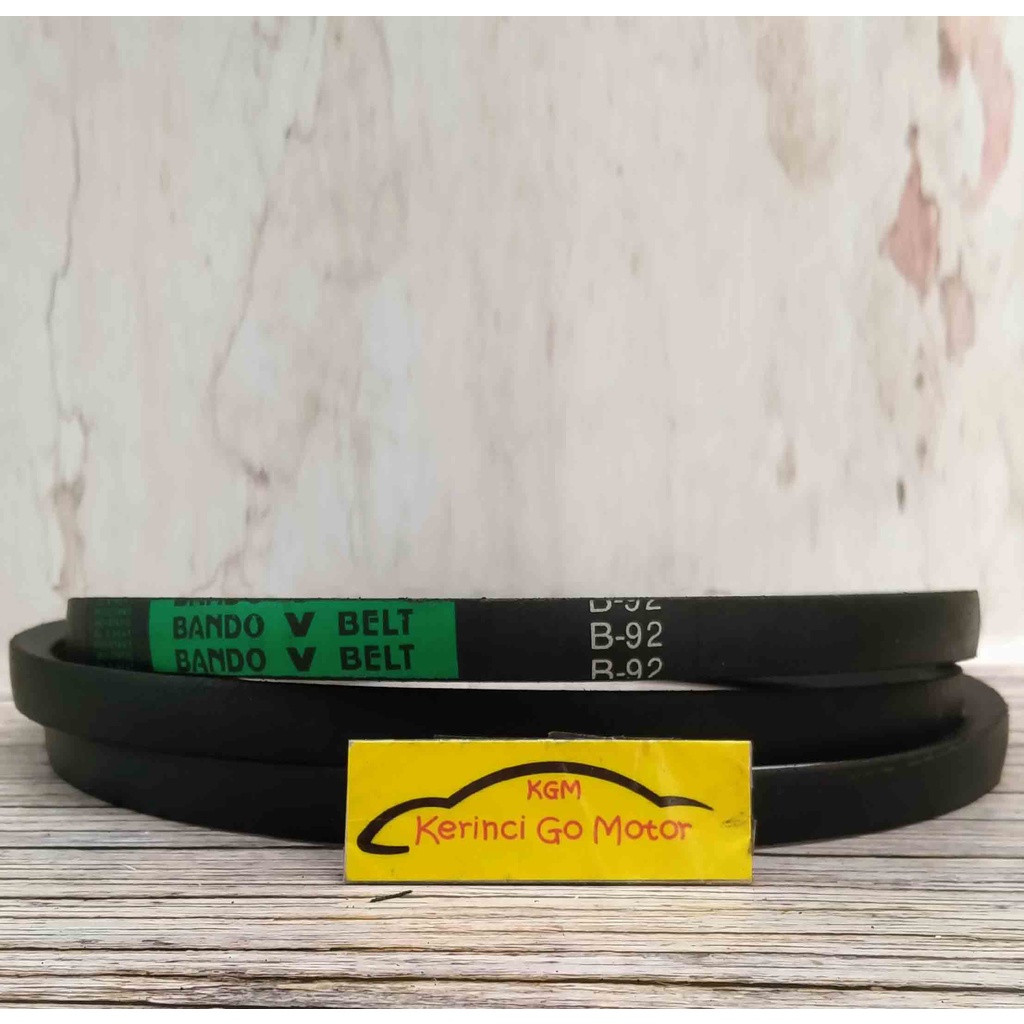 Jual Bando Van Belt B-92 V Belt Tali Kipas B92 Fan Belt Vanbelt Polos | Shopee Indonesia