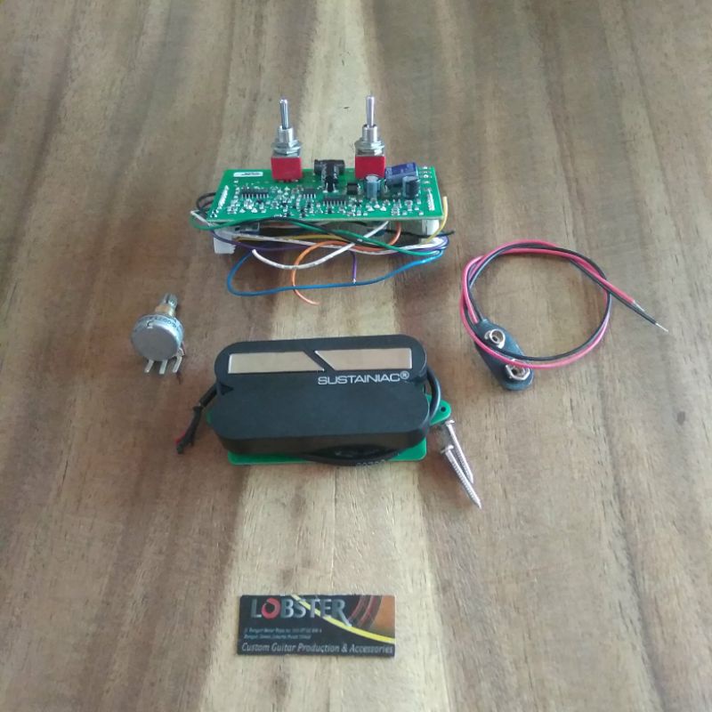 Jual Sustainiac USA Stealth Pro sustainer humbucker pickup with black ...