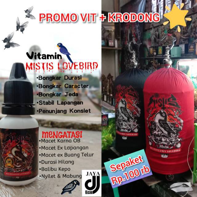 Jual Krodong Mistis + Vitamin mistis Lovebird | Shopee Indonesia