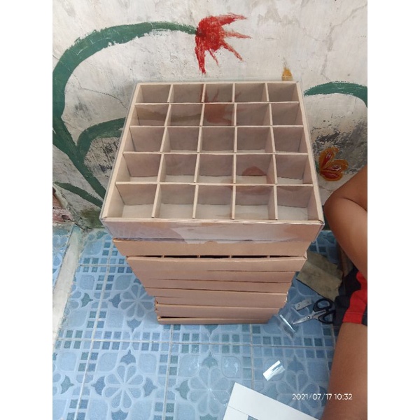 Jual box sekat 25 (5cm persekat dan tinggi 5cm) | Shopee Indonesia