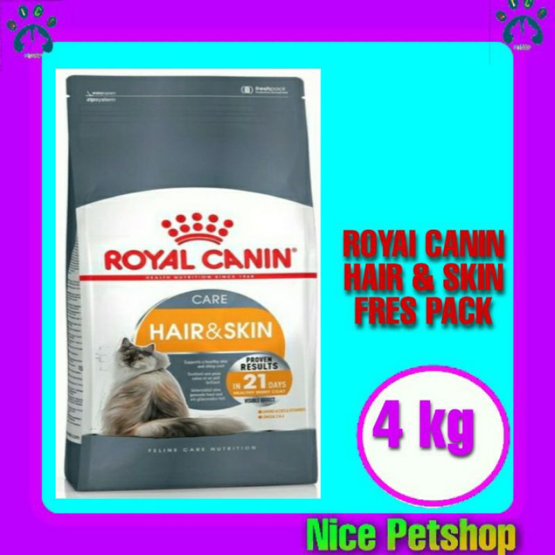 Jual Royal Canin Hair Skin 4 kg / Rc Hair n Skin 4 Kg Makanan Kucing ...