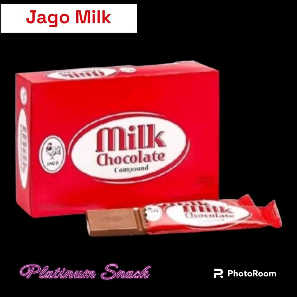 Jual Jago Milk Chocolate Compound | Isi 12 Pcs + 1 Pcs | Delfi | Shopee ...