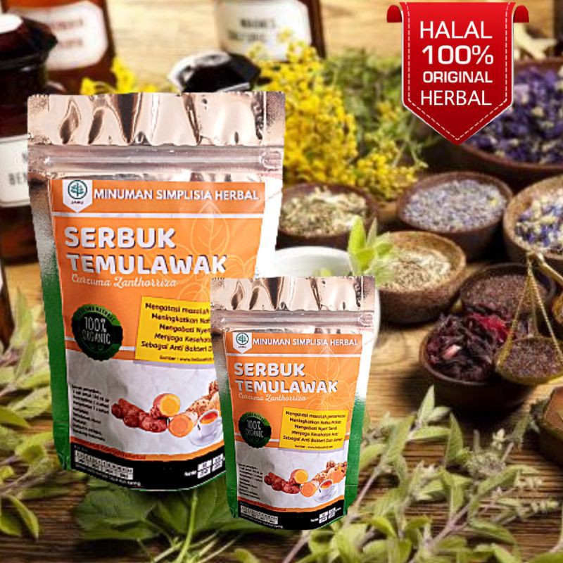Jual Simplisia Herbal Serbuk Temulawak murni | Shopee Indonesia