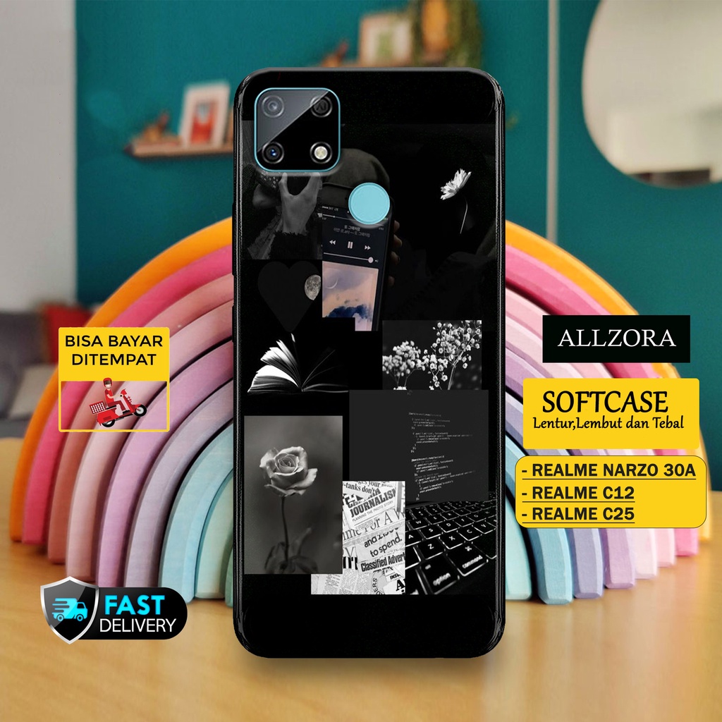 Jual Case Realme Narzo 30A / C12 / C25 Terbaru - Fashion Case AESTHETIC - Casing Hp Realme Narzo ...