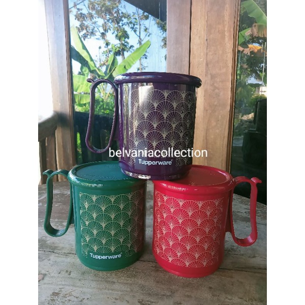 Jual Gelas / cangkir / mug Art Deco Tupperware jumbo tahan panas 600ml ...