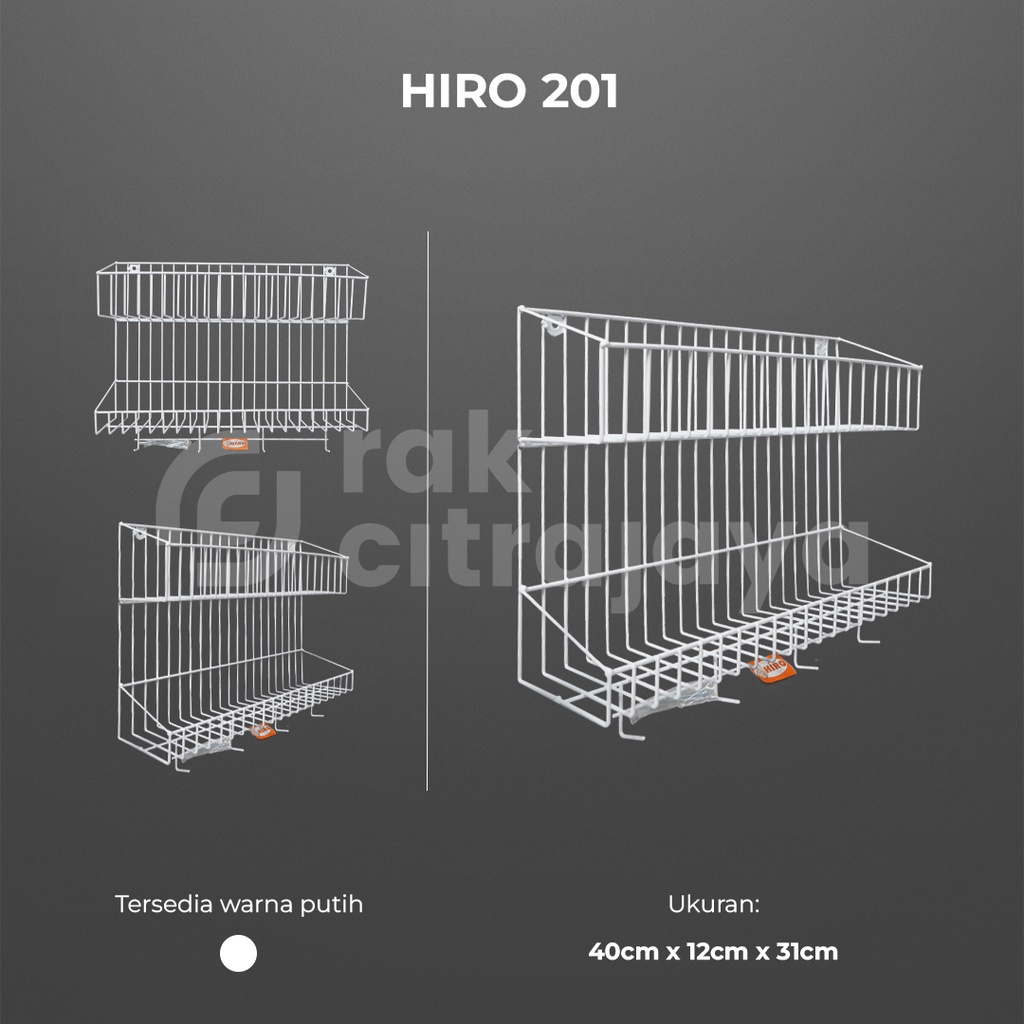 Jual RAK TEMPAT BUMBU BOTOL DAPUR / SABUN KAMAR MANDI SUSUN 2 | HIRO 201 | Shopee Indonesia