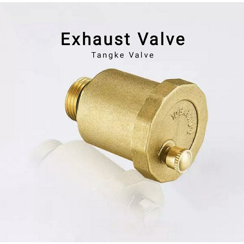 Jual AIR VENT VALVE 10 Bar Valve Pembuangan Udara Instalasi Hydraulic ...