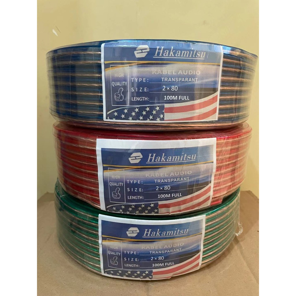 Jual KABEL LISTRIK TRANSPARAN KABEL SERABUT PER ROL 2 X 80 2x80x100Meter | Shopee Indonesia