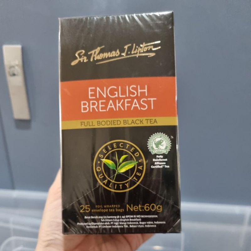 Jual Sir Thomas J LIPTON tea teh celup Earl Grey Black / Chamomile ...