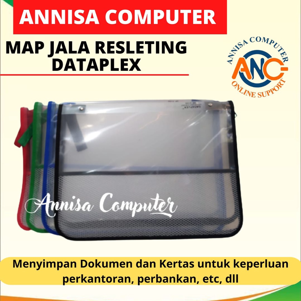 Jual Map Jala Resleting / Map Plastik Folio / Map Dokumen / Bag ...