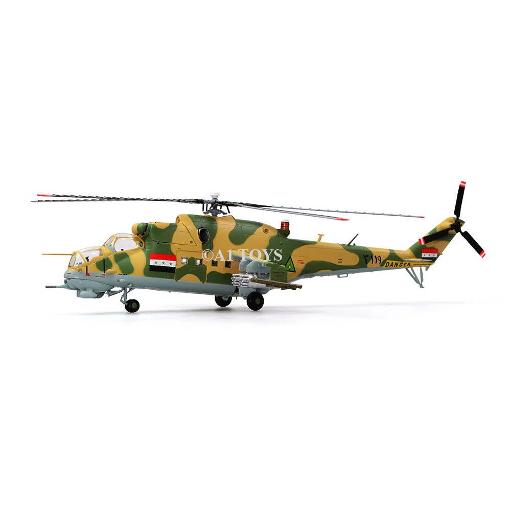 Jual Miniatur Helikopter Iraqi Air Force Mi24 Hind Easy Model 24 cm 1: ...