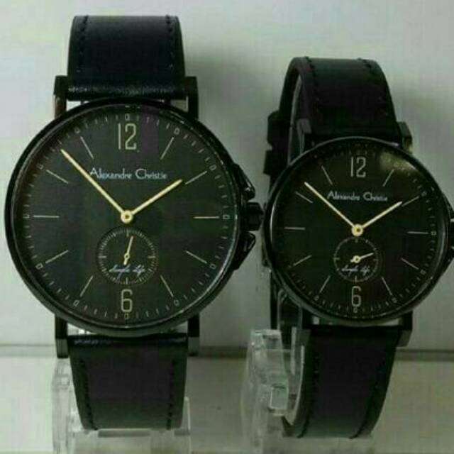 Jual JAM TANGAN ALEXANDRE CHRISTIE AC 8458 FULL BLACK ORIGINAL ( Harga ...