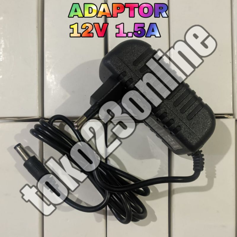 Jual ADAPTOR 12V 1.5A / ADAPTOR LAMPU / ADAPTOR KIPAS / JACK 5.5 MM ...