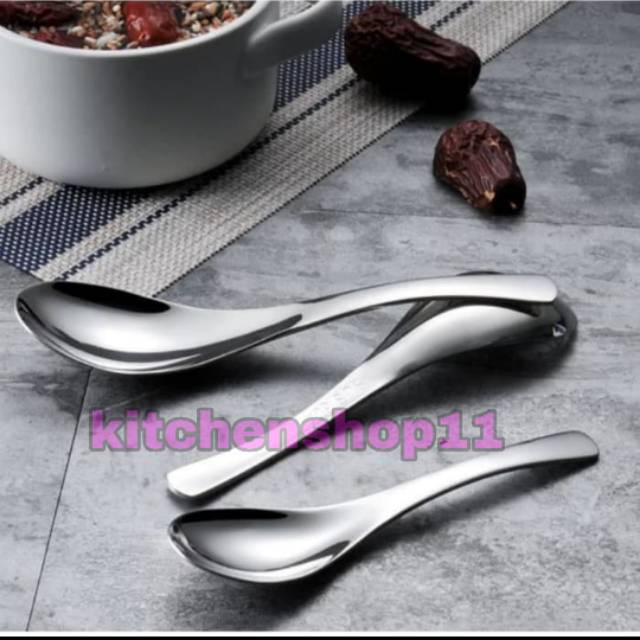 Jual Sendok bebek stainless super TEBAL ANTI KARAT / sendok kuah ...