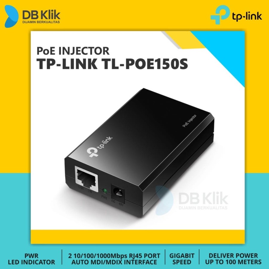Jual TP-LINK TL-POE150S INJECTOR - Injector POE TP Link POE150S Gigabit ...