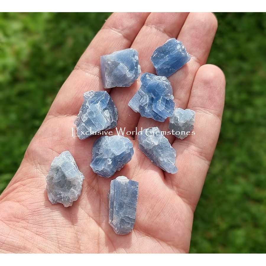 Jual 1.39.2RSR - Natural Blue Calcite Chunks - SET 20 Gram - RANDOM ...