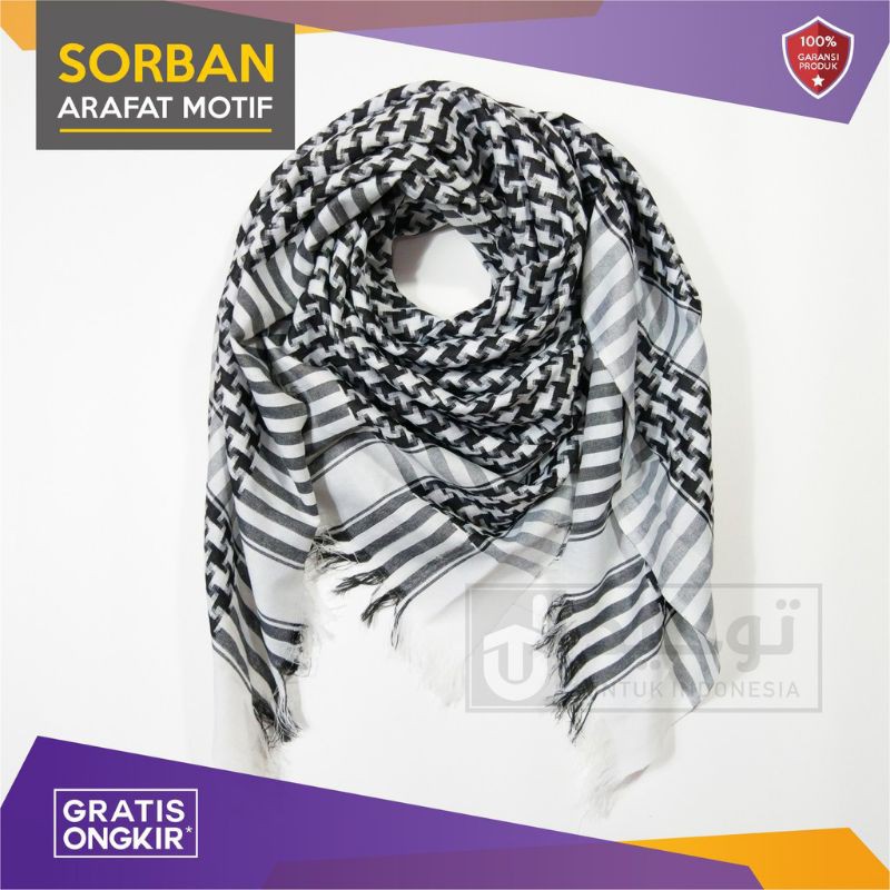 Jual Sorban palestina putih - sorban arab putih - sorban palestina ...