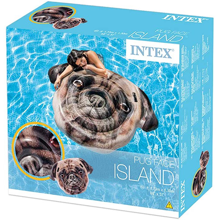 Jual Intex Pug Face Island 58785 | Shopee Indonesia