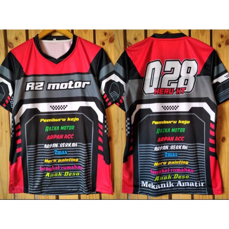 Jual JERSEY RACING CUSTOM FULL PRINTING DESAIN BEBAS | Shopee Indonesia
