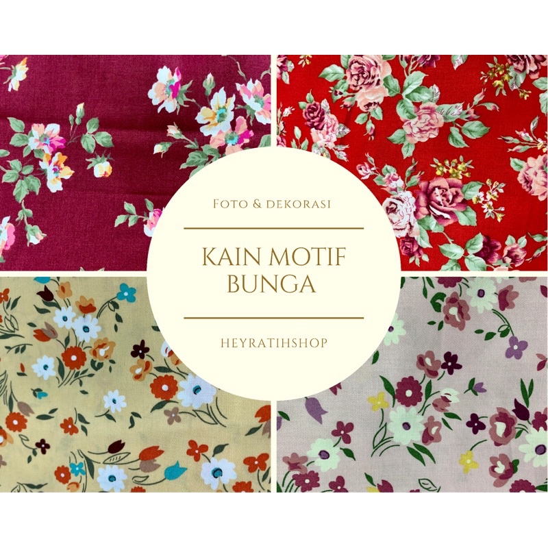 Jual TERMURAH KAIN MOTIF BUNGA KAIN PIKNIK KAIN BACKDROP | Shopee Indonesia