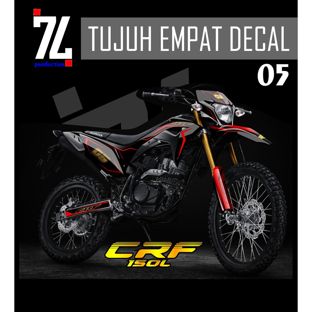 Jual Decal Stiker Fullbody Honda CRF 150 Motif Skull Custom full body 7405 | Shopee Indonesia
