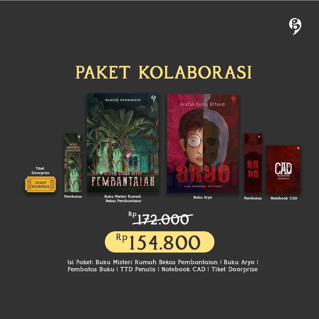 Jual NOVEL HOROR ARYO By Arafah Natsir Affandi - NOVEL MISTERI RUMAH BEKAS PEMBANTAIAN - Wakhid ...