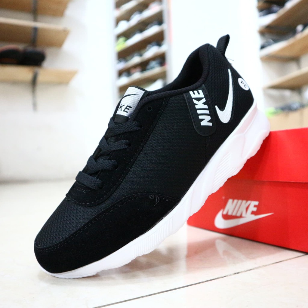 Jual Sepatu sekolah anak nike hitam sepatu sekolah full hitam | Shopee ...