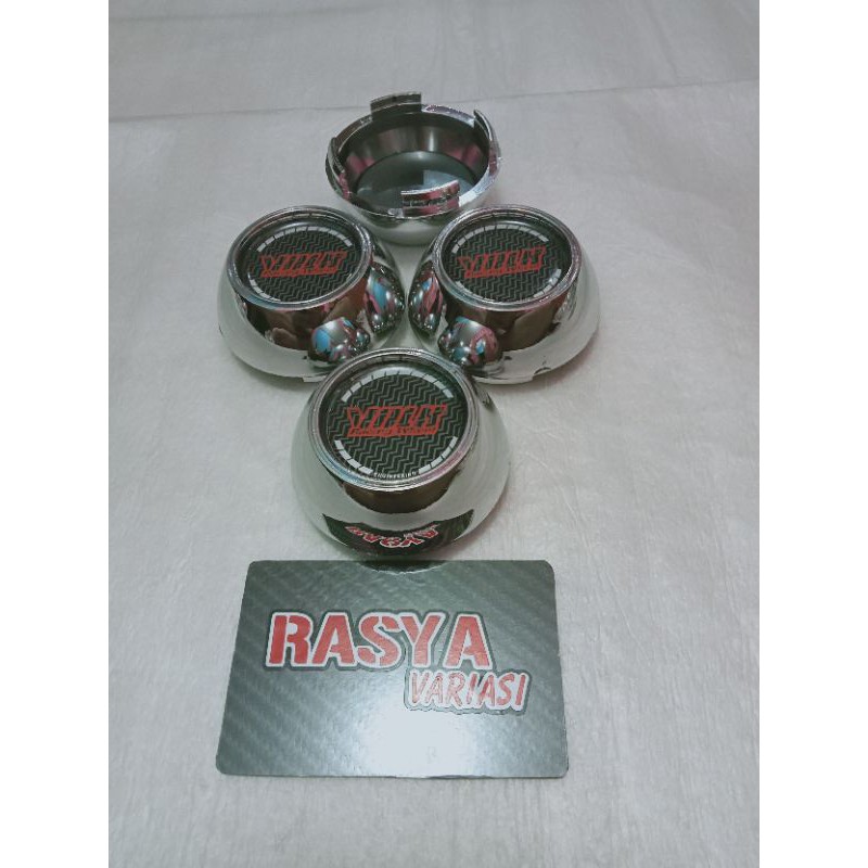 Jual tutup Dop velg dop roda volk racing wheel kerucut krum chrome ...