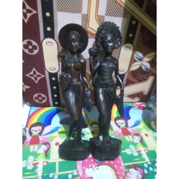 Jual patung kayu ukir vintage display | Shopee Indonesia