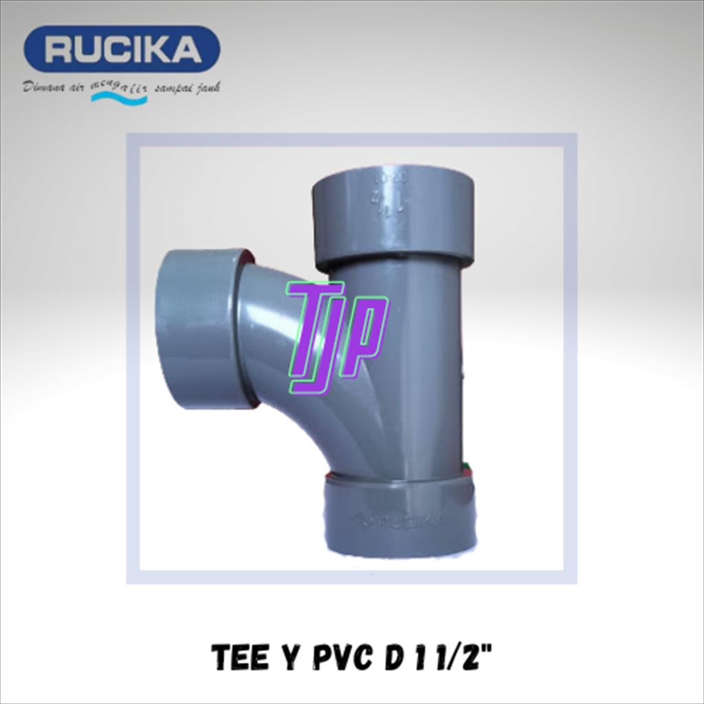 Jual TEE Y PVC D RUCIKA 1 1/2" | Shopee Indonesia