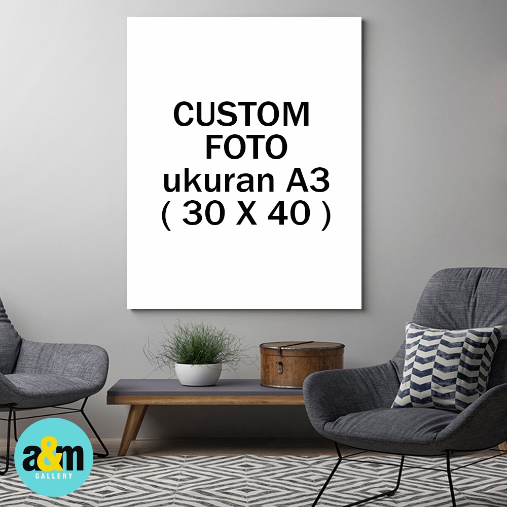 Jual Poster Kayu CUSTOM FOTO A3 UKURAN 30 X 40 I Hiasan Dinding ...