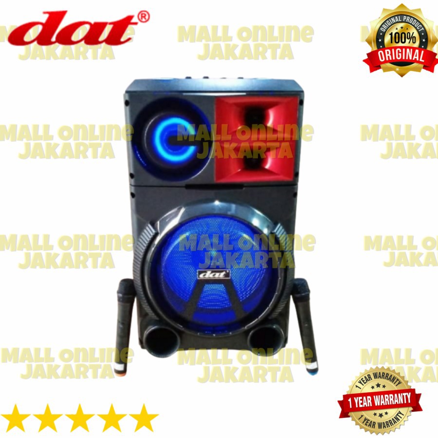 Jual Speaker bluetooth 15 inch dat dt1205 aktif portable dt 1205 active ...